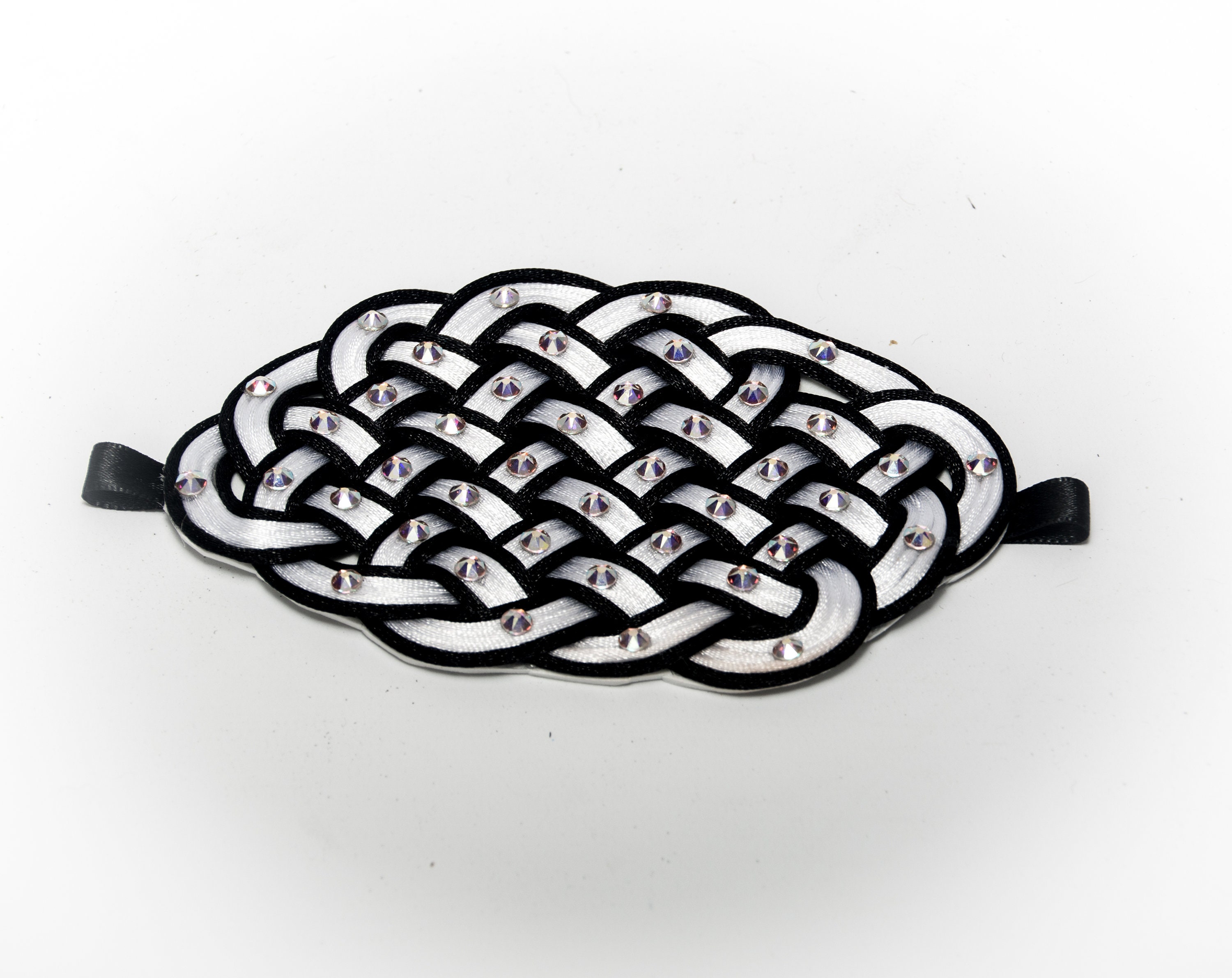 Irish Dance Headband Celtic Knot and Lace Hair Piece Costume | Etsy