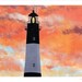 Lighthouse at Sunset Print - Etsy