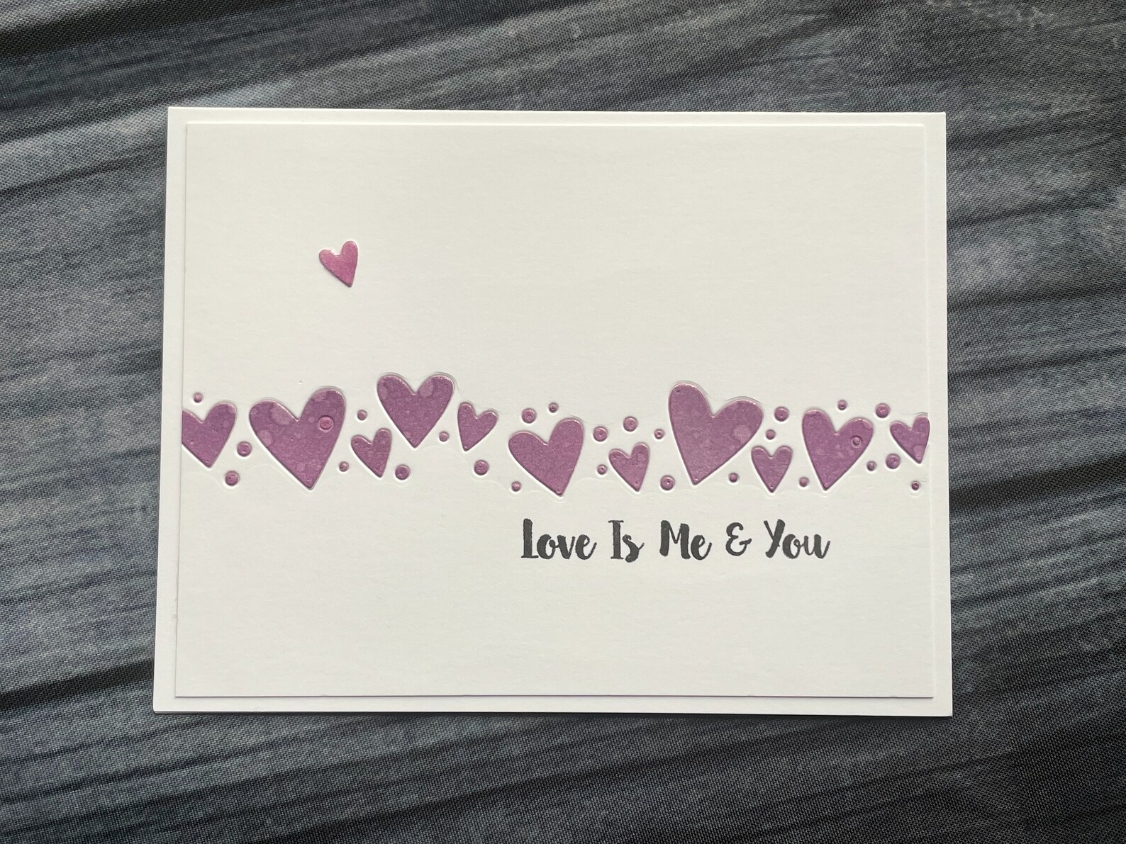 Love is Me & You Card, Blank Card, Love Card, Valentine's Day ...
