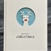 Reindeer Card, Christmas Card, Holiday Card, Note Card, Merry Christmas ...