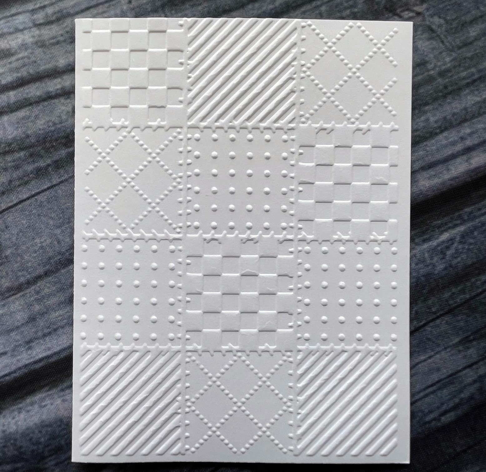 Embossed Quilted Card Sets, Quilted Note Cards, Blank Quilt Cards ...