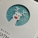 Reindeer Card, Christmas Card, Holiday Card, Note Card, Merry Christmas ...