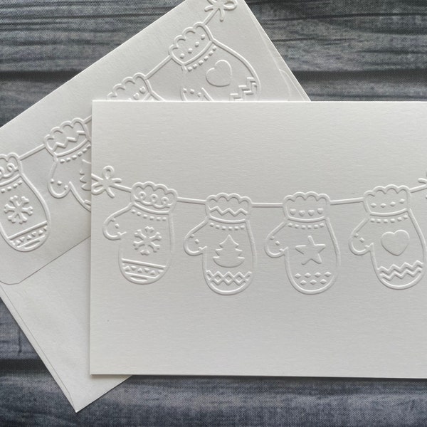 Mitten Card - Etsy