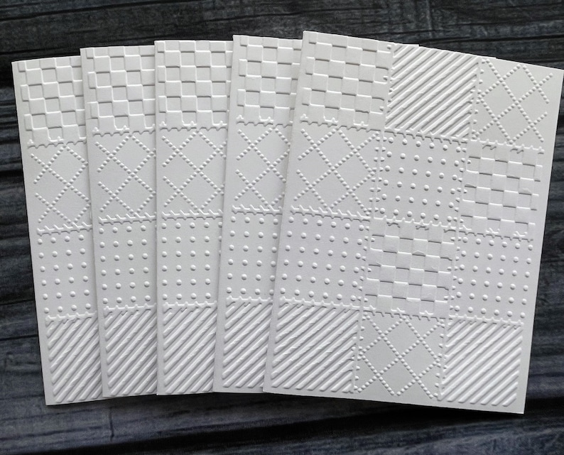 Embossed Quilted Card Sets, Quilted Note Cards, Blank Quilt Cards ...