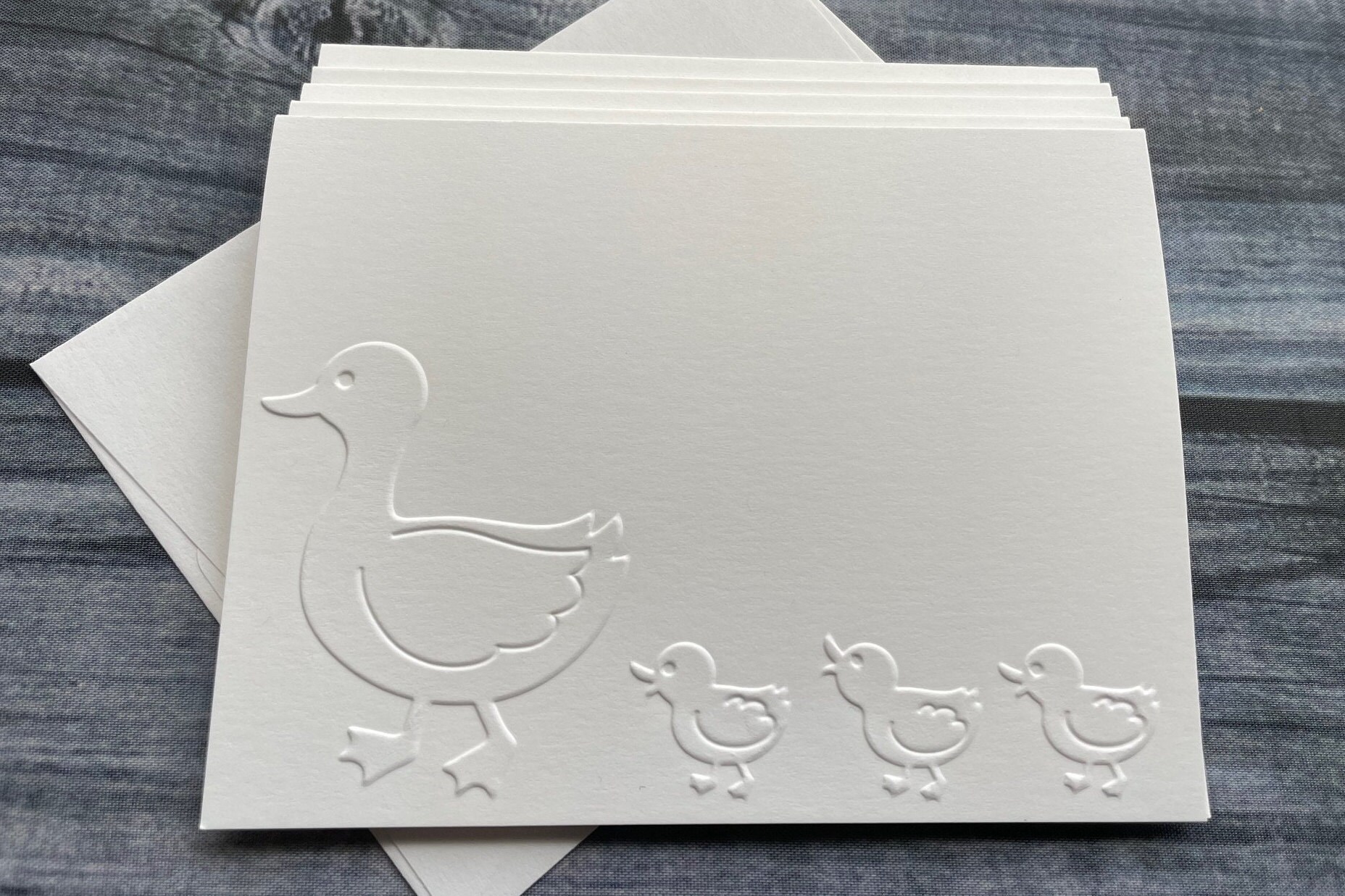 Duck Card Sets, Duck & Ducklings, Blank Note Cards, Stationery Set ...