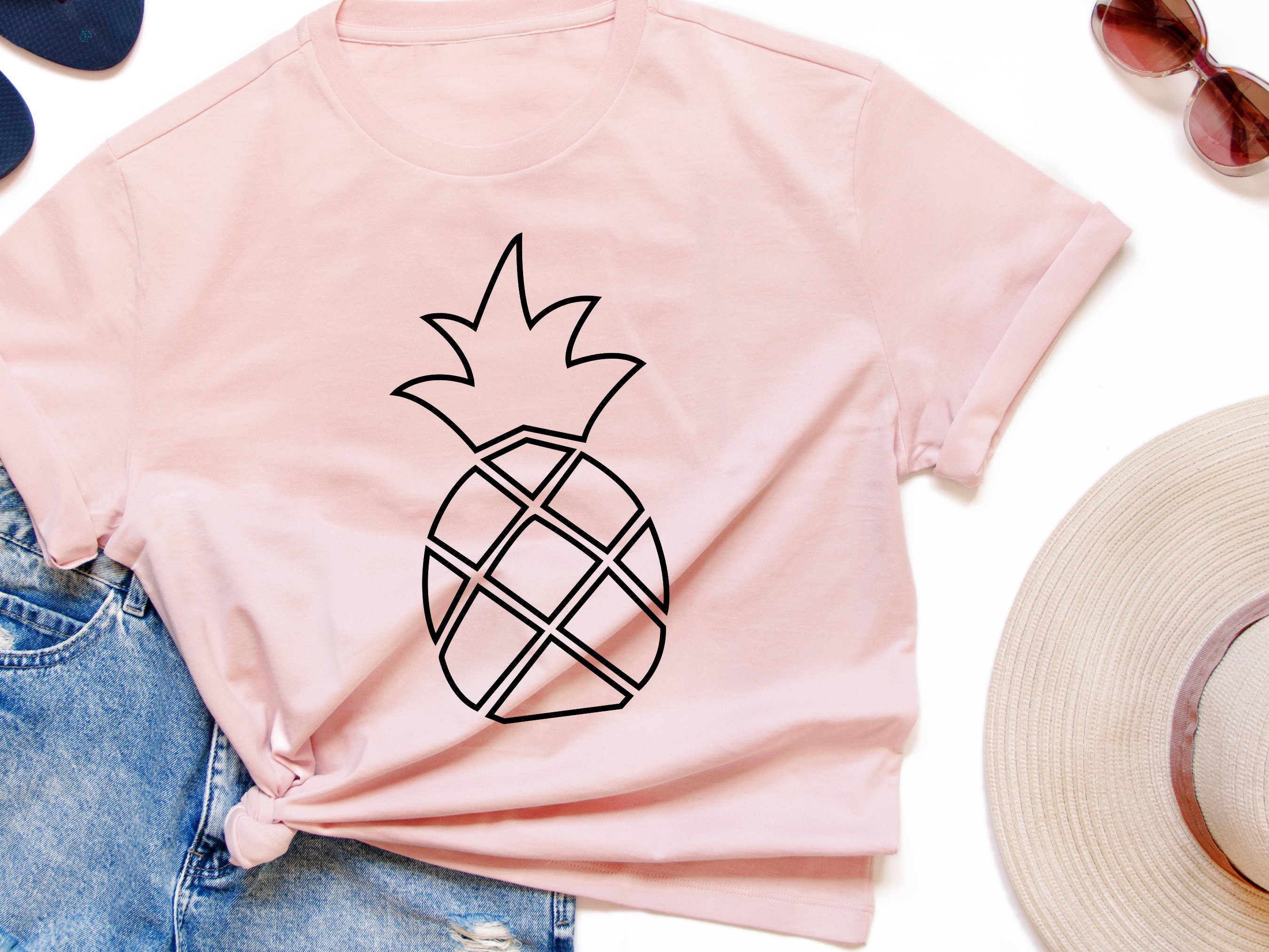 Pineapple SVG Pineapple PNG Beach Please Svg the Beach is My Happy ...