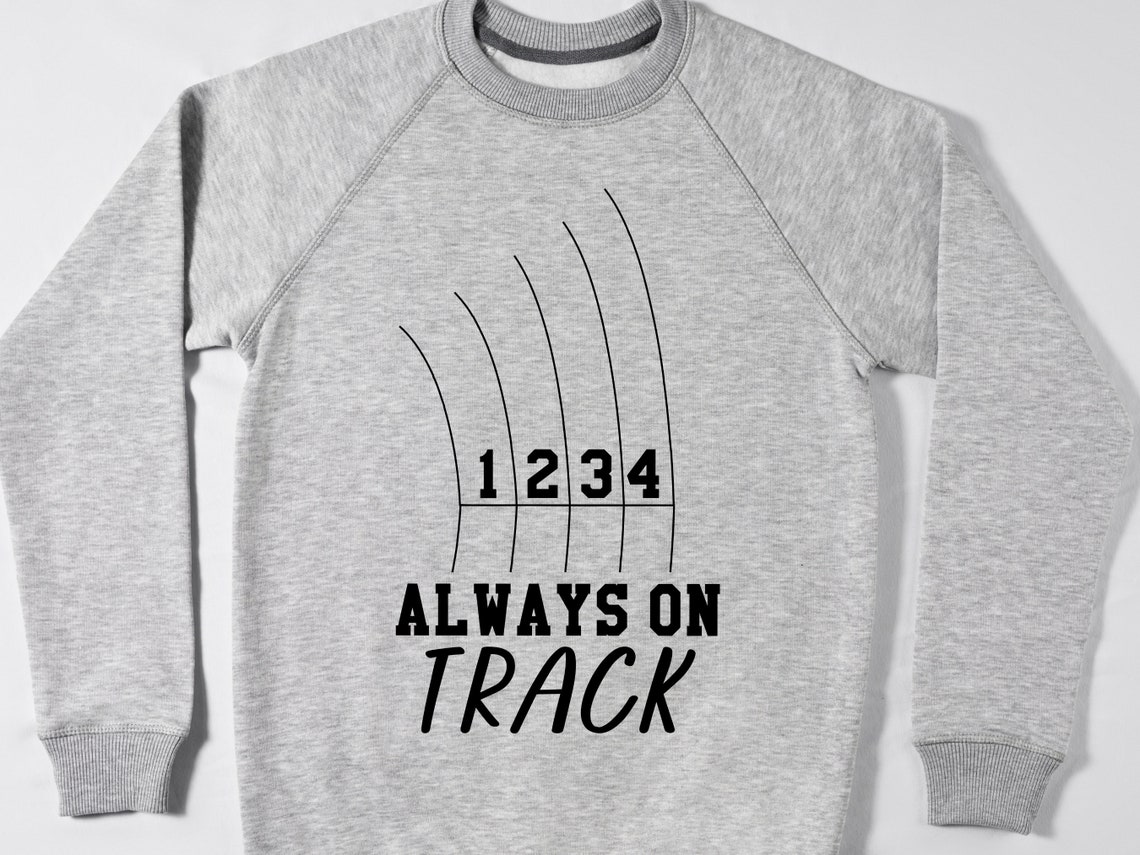 Track and Field SVG | Always on Track | Runner SVG | Coach SVG | Track ...
