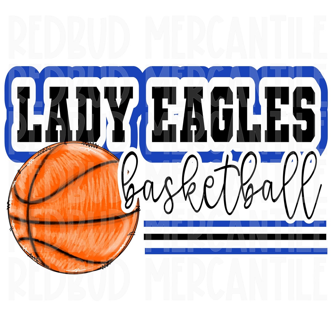 Lady Eagles Basketball Custom Mascot Digital Design, Sublimation Design ...