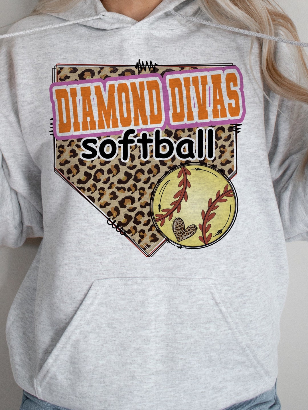 Diamond Divas Softball Diamond Digital Design, Sublimation Design ...