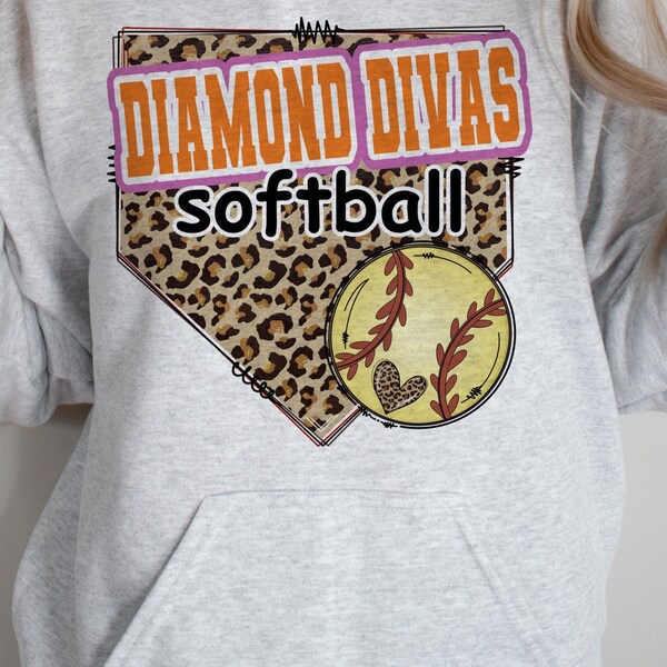 Diamond Divas Softball Png - Etsy