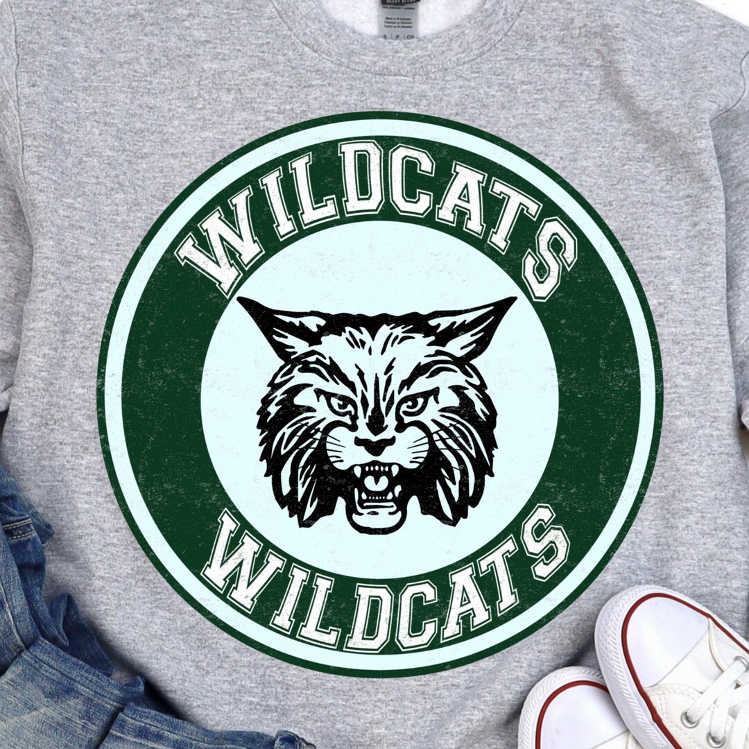 Wildcats Logo Green Digital Design, Sublimation Design, Sublimation Png ...