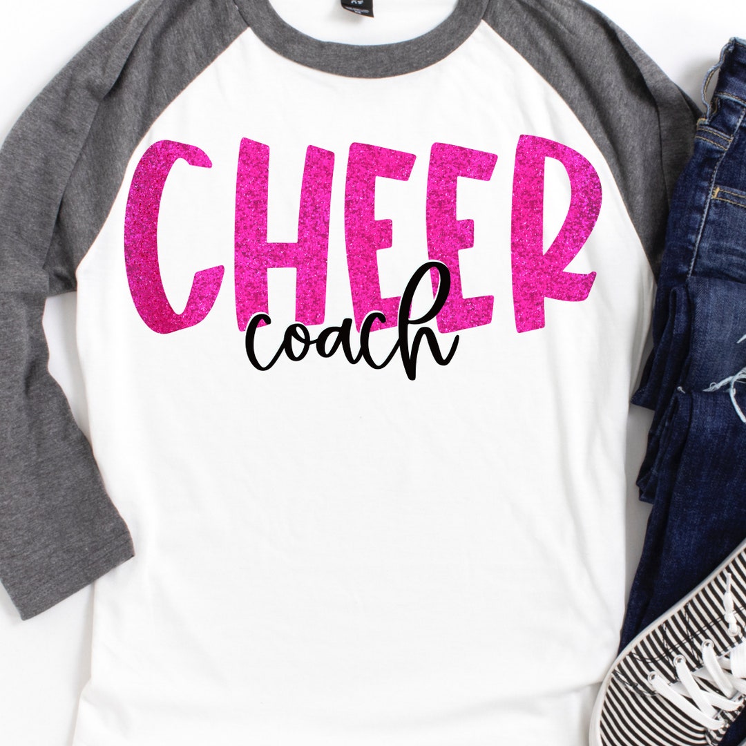 Cheer Coach Hot Pink Digital Design, Sublimation Design, Sublimation ...