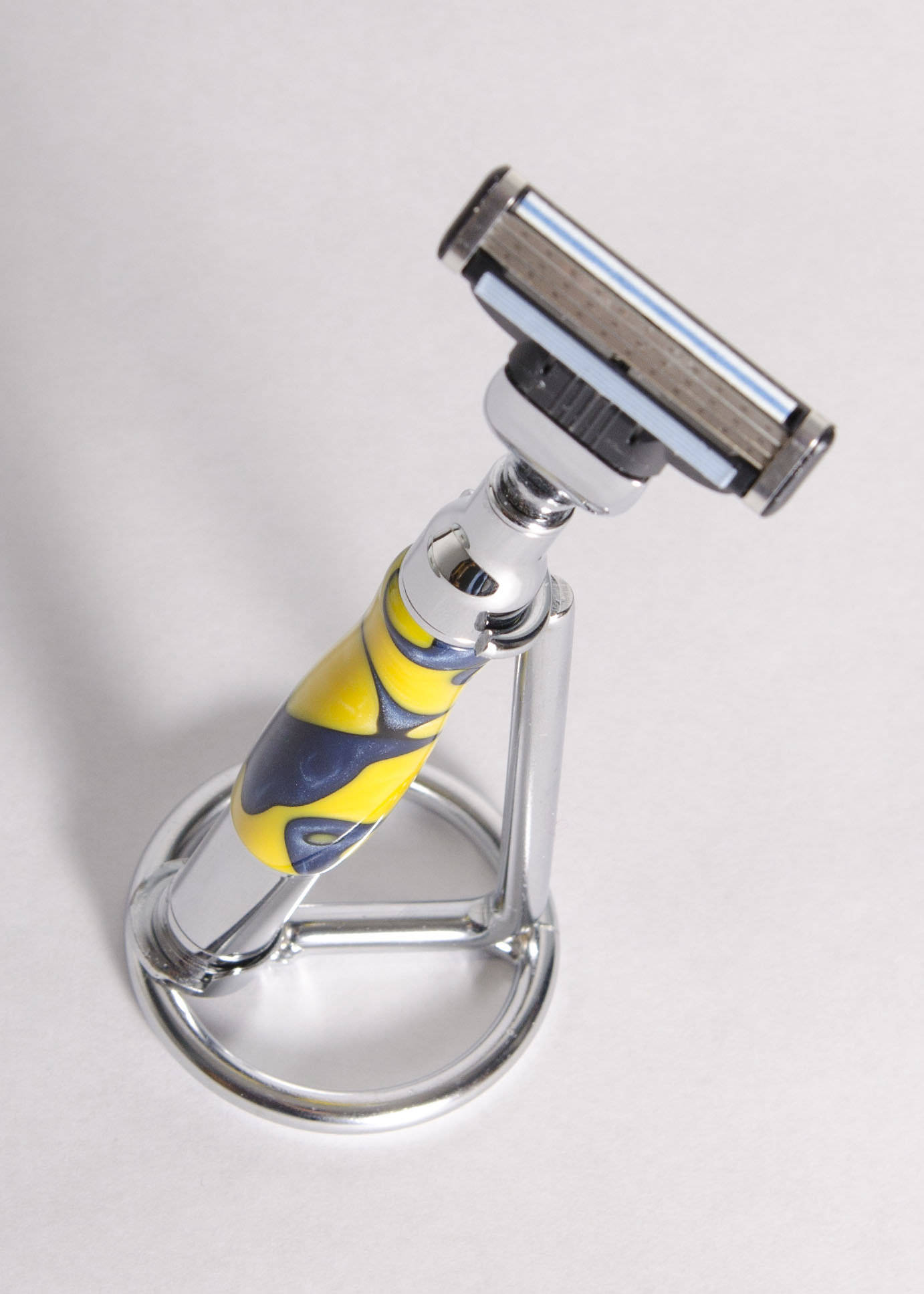 Beautiful Razor Acrylic Razor Mach 3 Razor Handle Blue and - Etsy