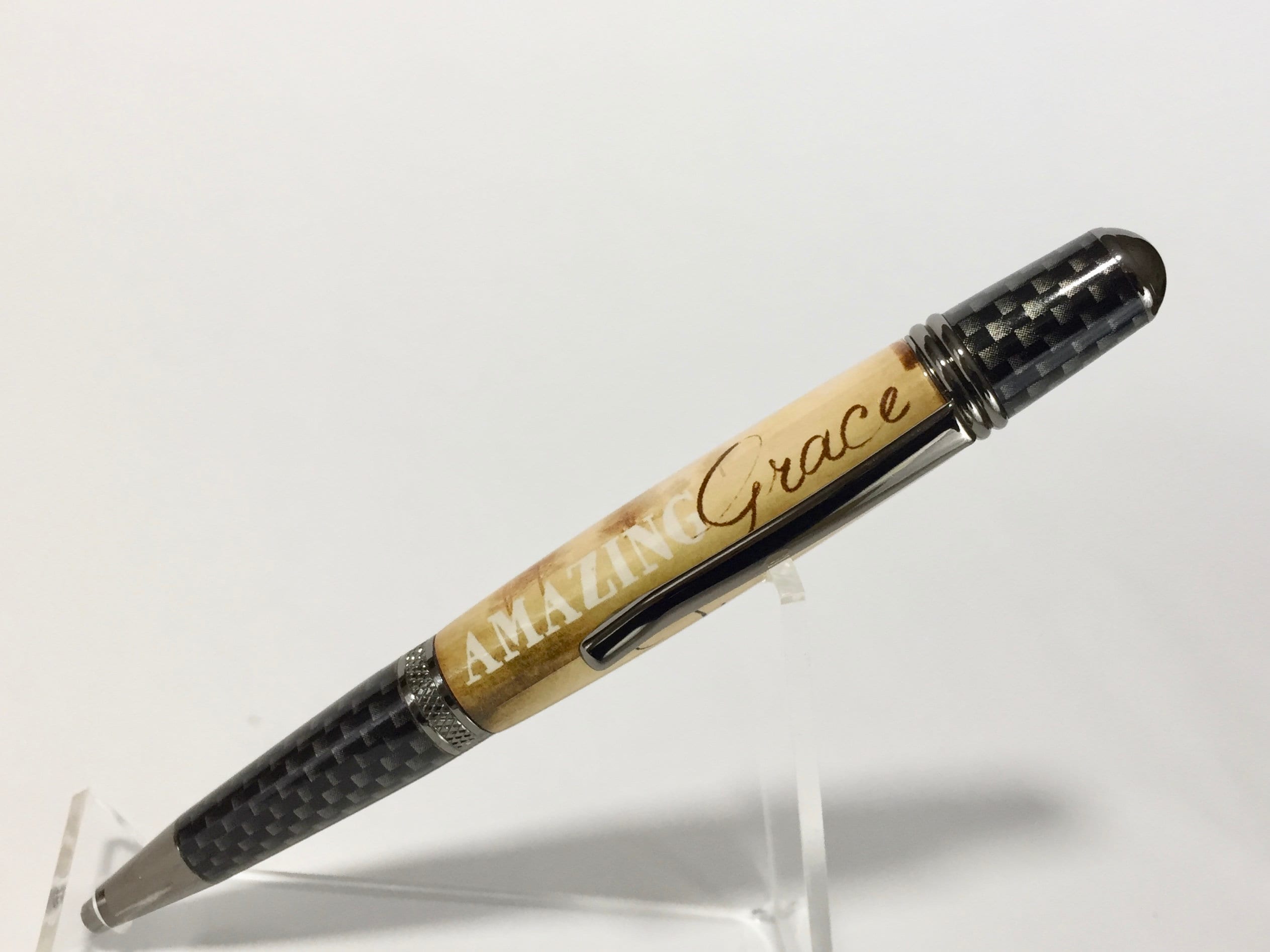 Amazing Grace Ink Pen,acrylic Ink Pen With Carbon Fiber,twist Style ...