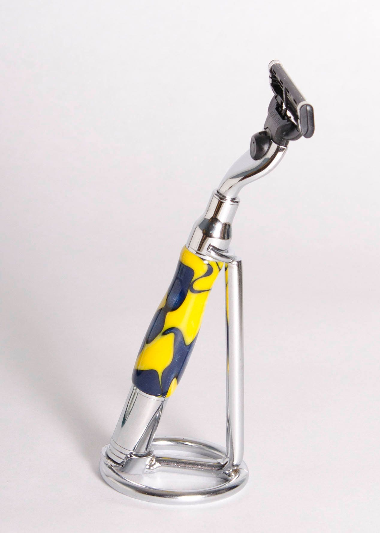 Beautiful Razor Acrylic Razor Mach 3 Razor Handle Blue and - Etsy