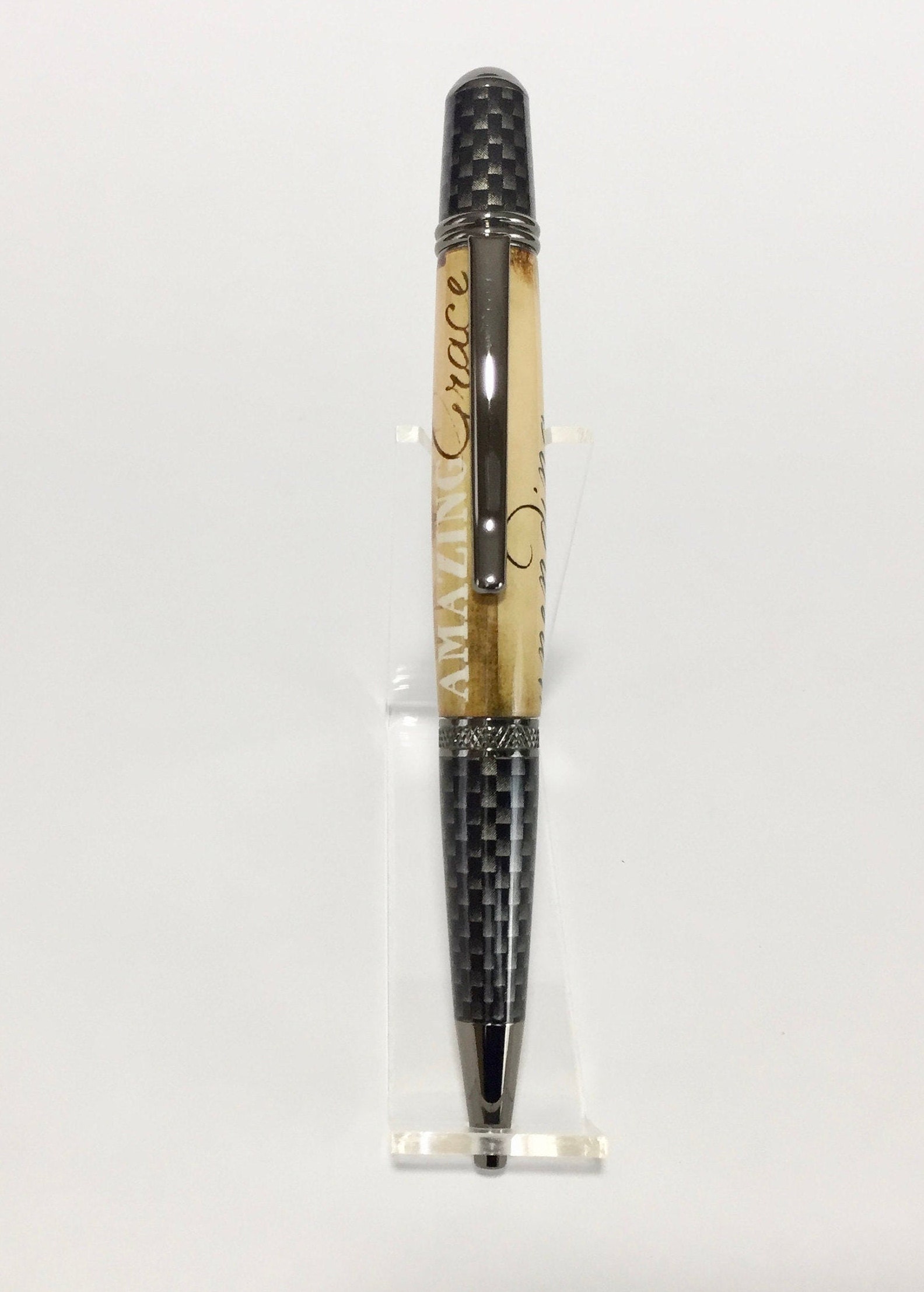 Amazing Grace Ink Pen,acrylic Ink Pen With Carbon Fiber,twist Style ...