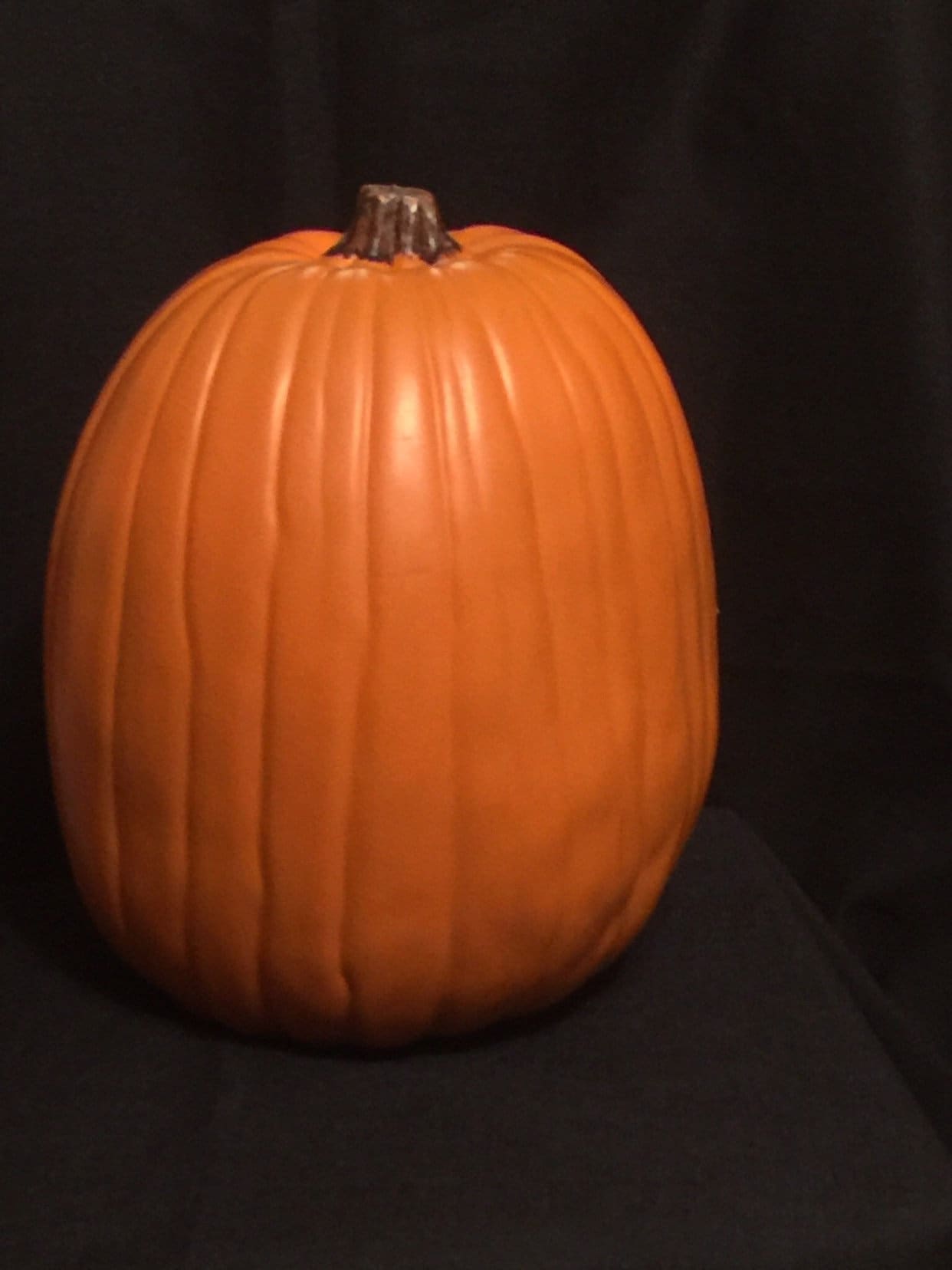 One 13" Foam Pumpkin Uncarved (2) Color Choices Soft White or Orange - Etsy