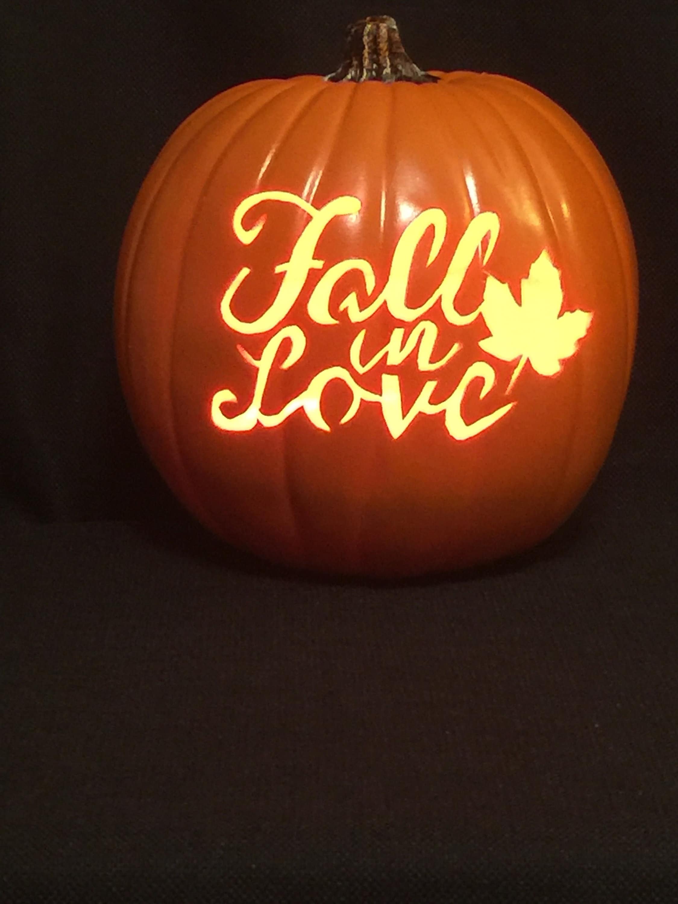 9" Fall in Love Foam Pumpkin Comes in Orange or Soft White Color ...