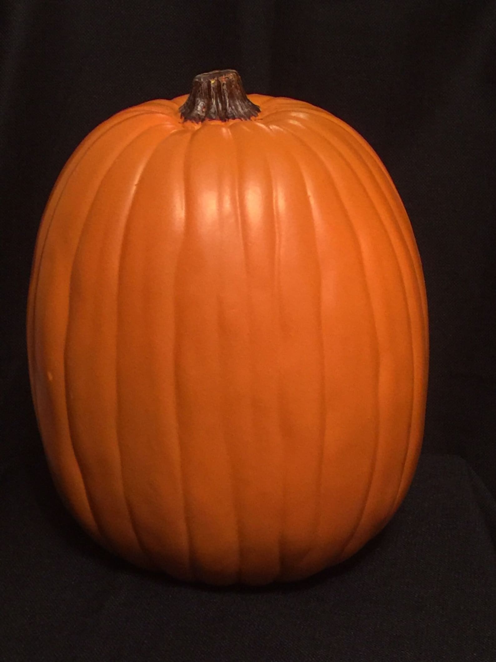 One 13" Foam Pumpkin Uncarved (2) Color Choices Soft White or Orange - Etsy