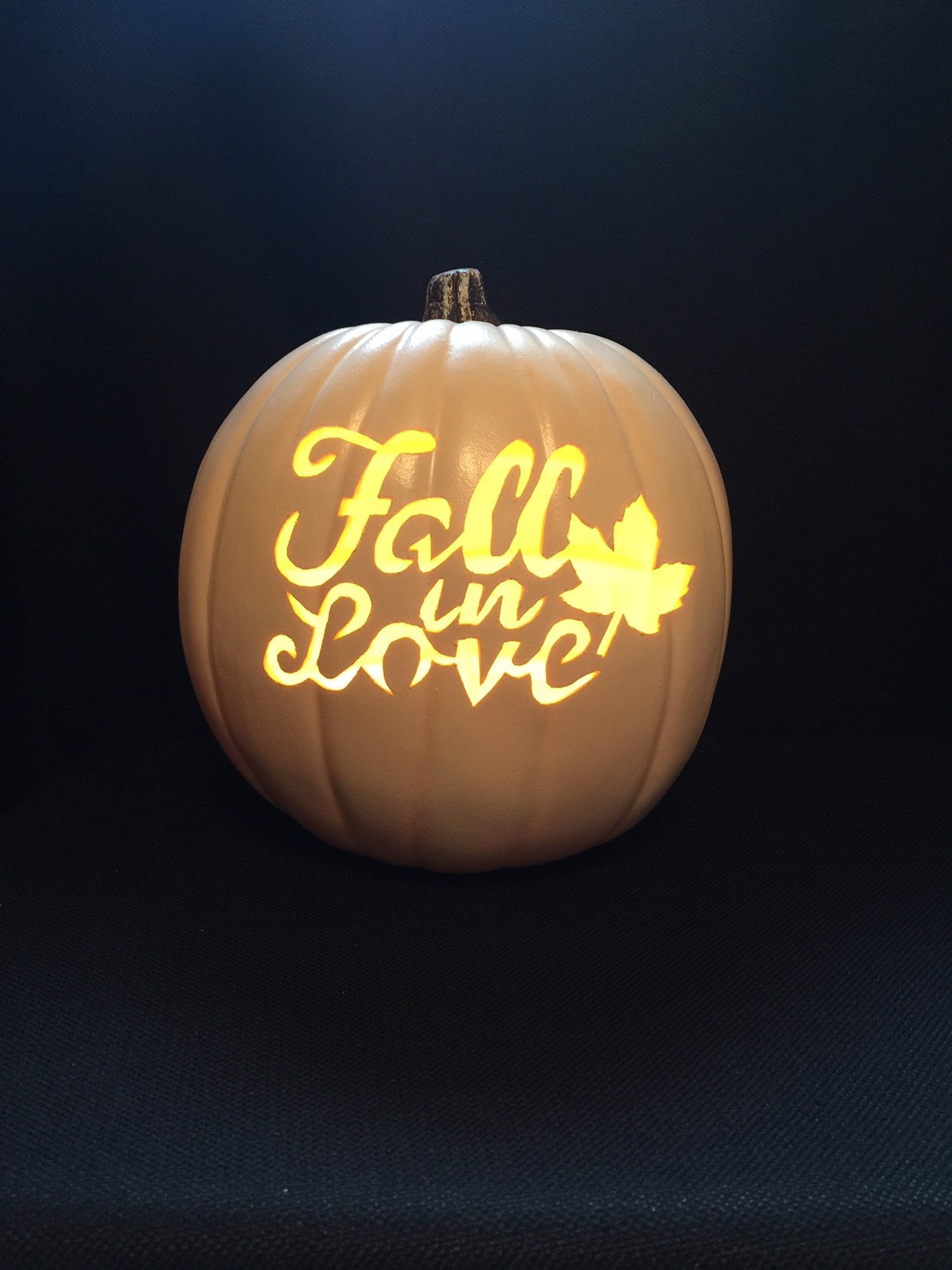 9" Fall in Love Foam Pumpkin Comes in Orange or Soft White Color ...