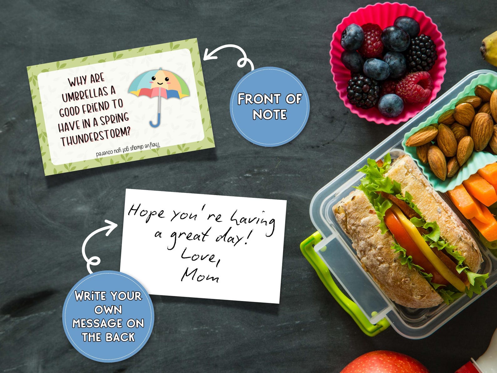 32 Printable Spring Lunch Box Notes With Jokes | Funny Lunch Box Jokes ...
