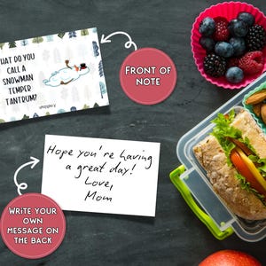 32 Printable Winter Lunch Box Notes With Jokes | Funny Lunch Box Jokes ...