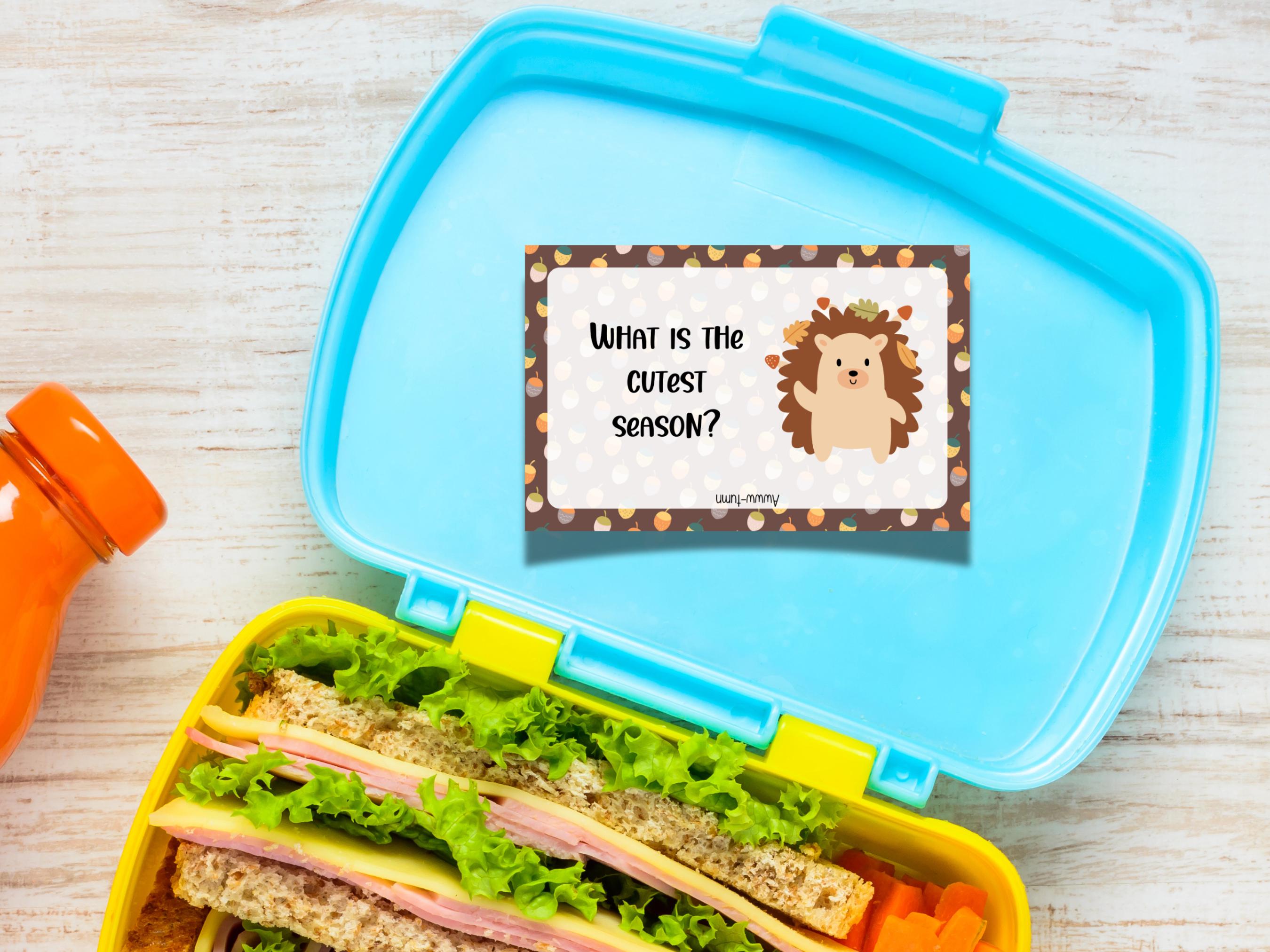 32 Funny Fall Lunch Box Jokes for Kids | Printable Lunchbox Notes ...