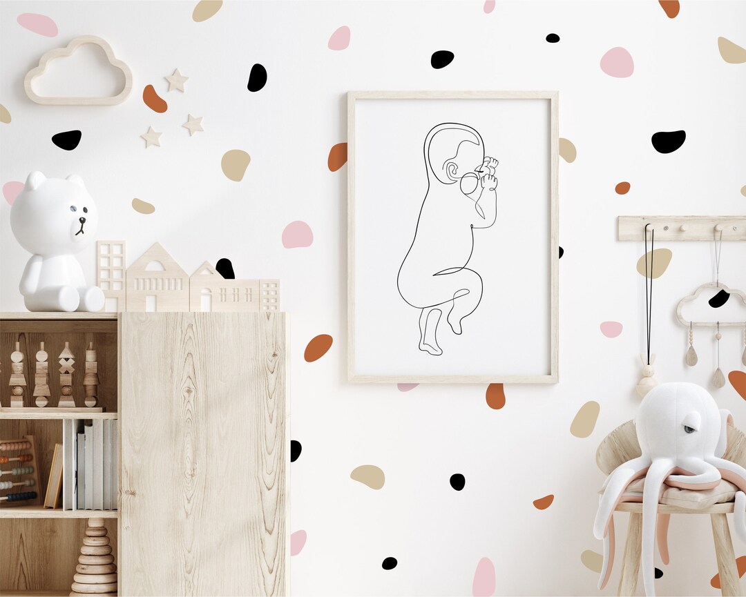 Pebbles | VINYL Wall Decals | MULTI COLOURS | Irregular Spots Wall ...