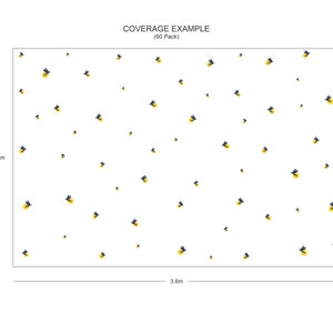 Fireflies | VINYL Wall Decals | 60 Pack | 2 Colours | Peel & Stick ...