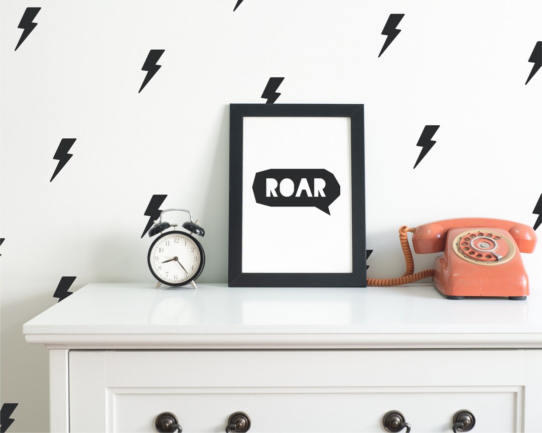 Lightning Bolts | VINYL Wall Decals | 9cm (3.5 Inch) | Electric Flash ...