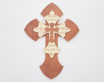 Decoupage Cross | Etsy