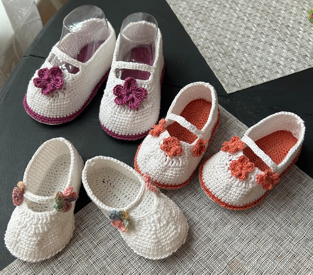 Bootie Baby Josie Summer Pattern, Thread Crochet Bootie Pattern, Baby ...