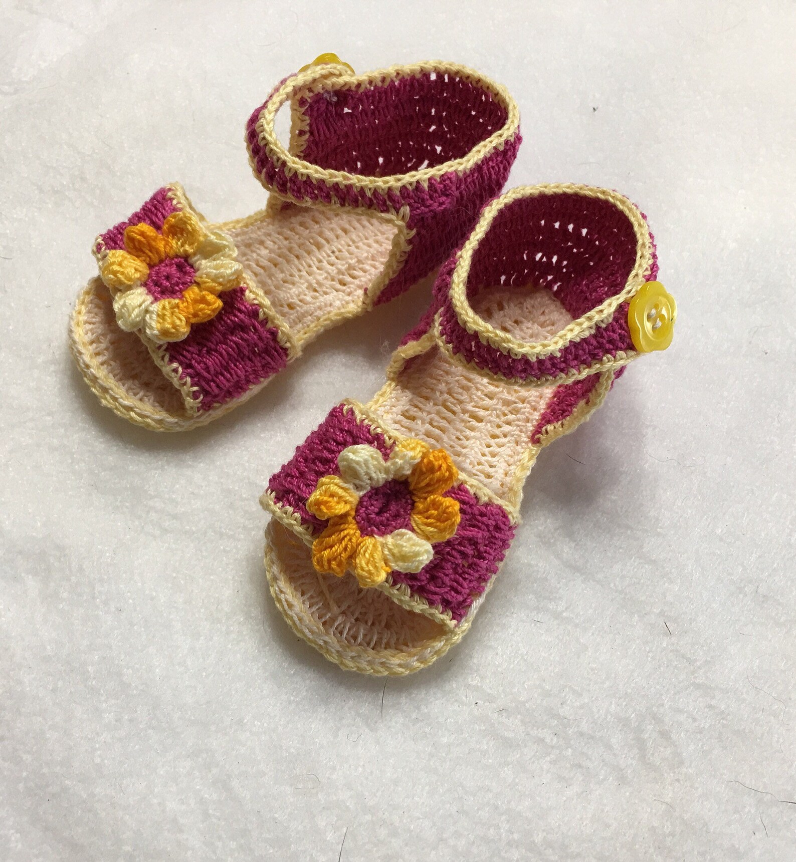 FTD, Crochet Thread Pattern Toddler Girl Summer Dress, Multi Colored ...