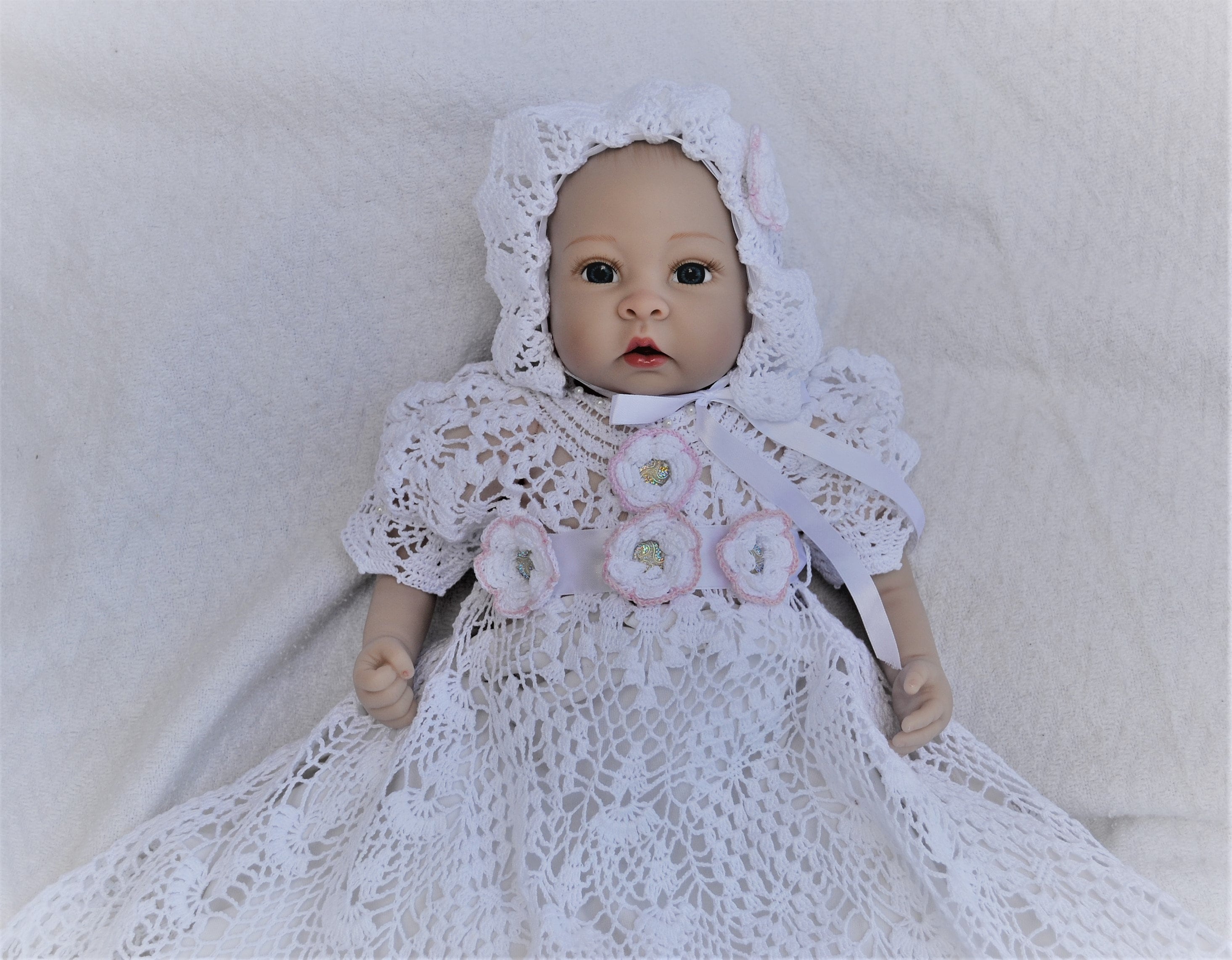 Bonnet Heirloom Crochet Baby Christening Pdf Pattern Bonnet | Etsy