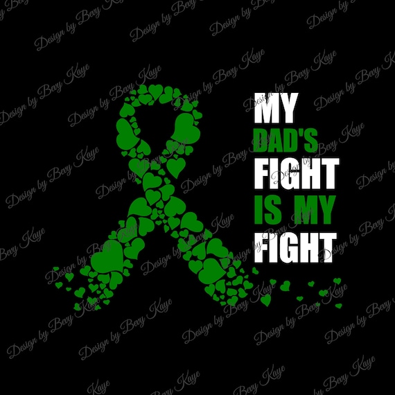 Digital SVG Design Download of My Dad's Fight is My Fight | Etsy