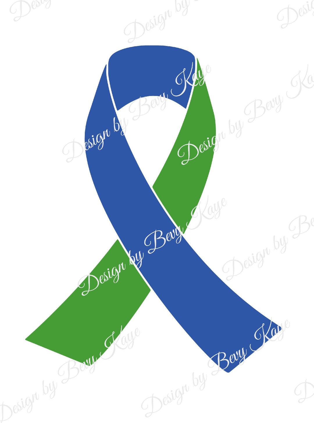Digital SVG Design Download of Awareness Ribbon for Neurofibromatosis ...