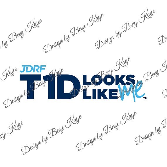 Digital SVG Design Download of T1D Looks Like Me Diabetes | Etsy