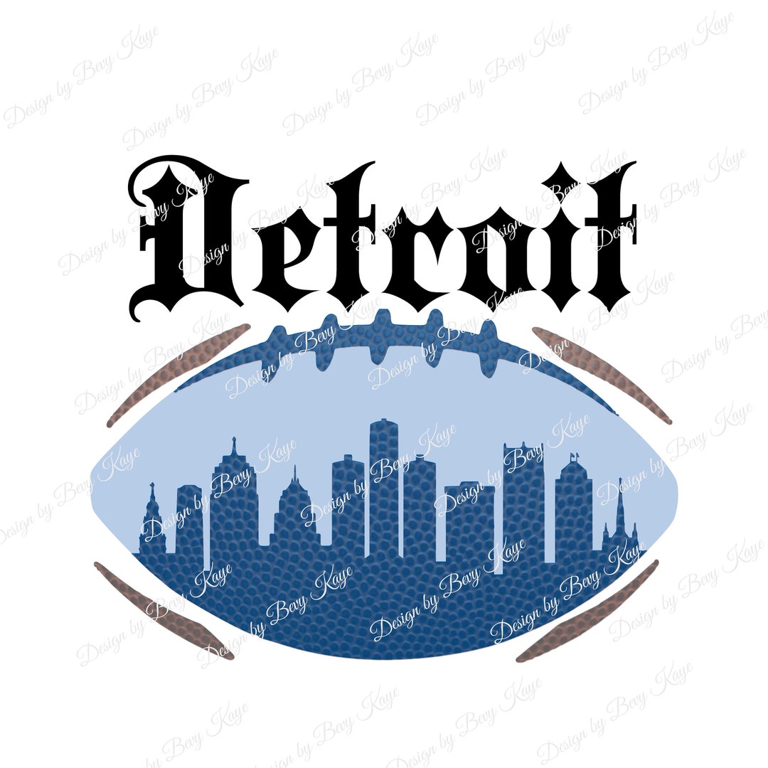 Instant Download Detroit Football Design Download for DTF or ...