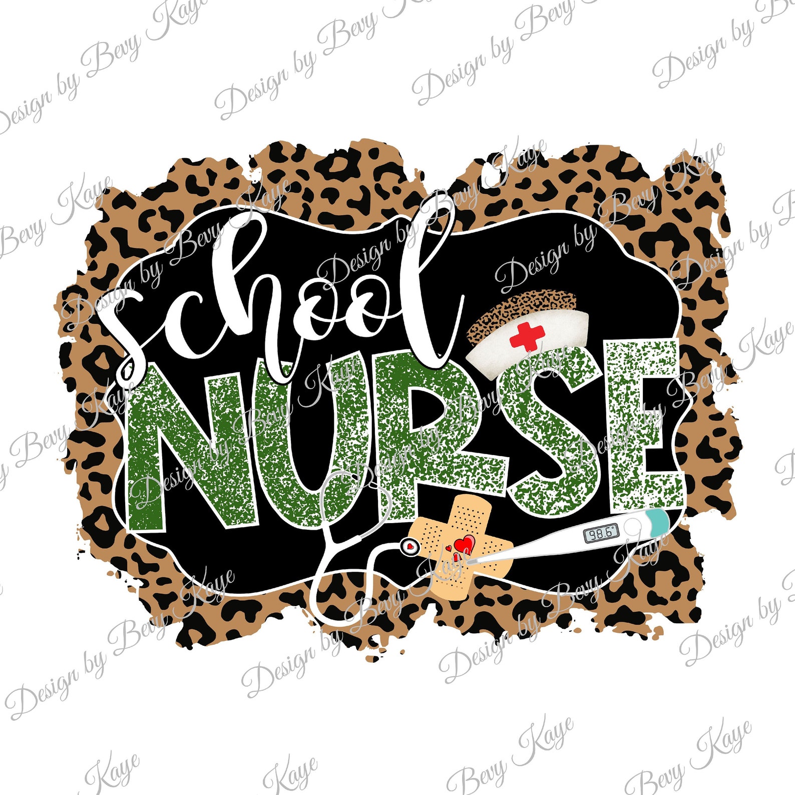Instant Download of School Nurse Design Perfect for | Etsy
