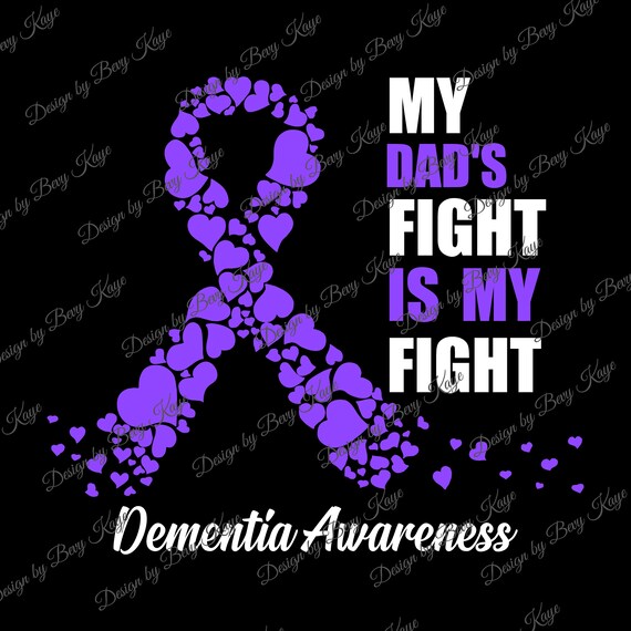 Digital SVG Design Download of My Dad's Fight is My Fight | Etsy
