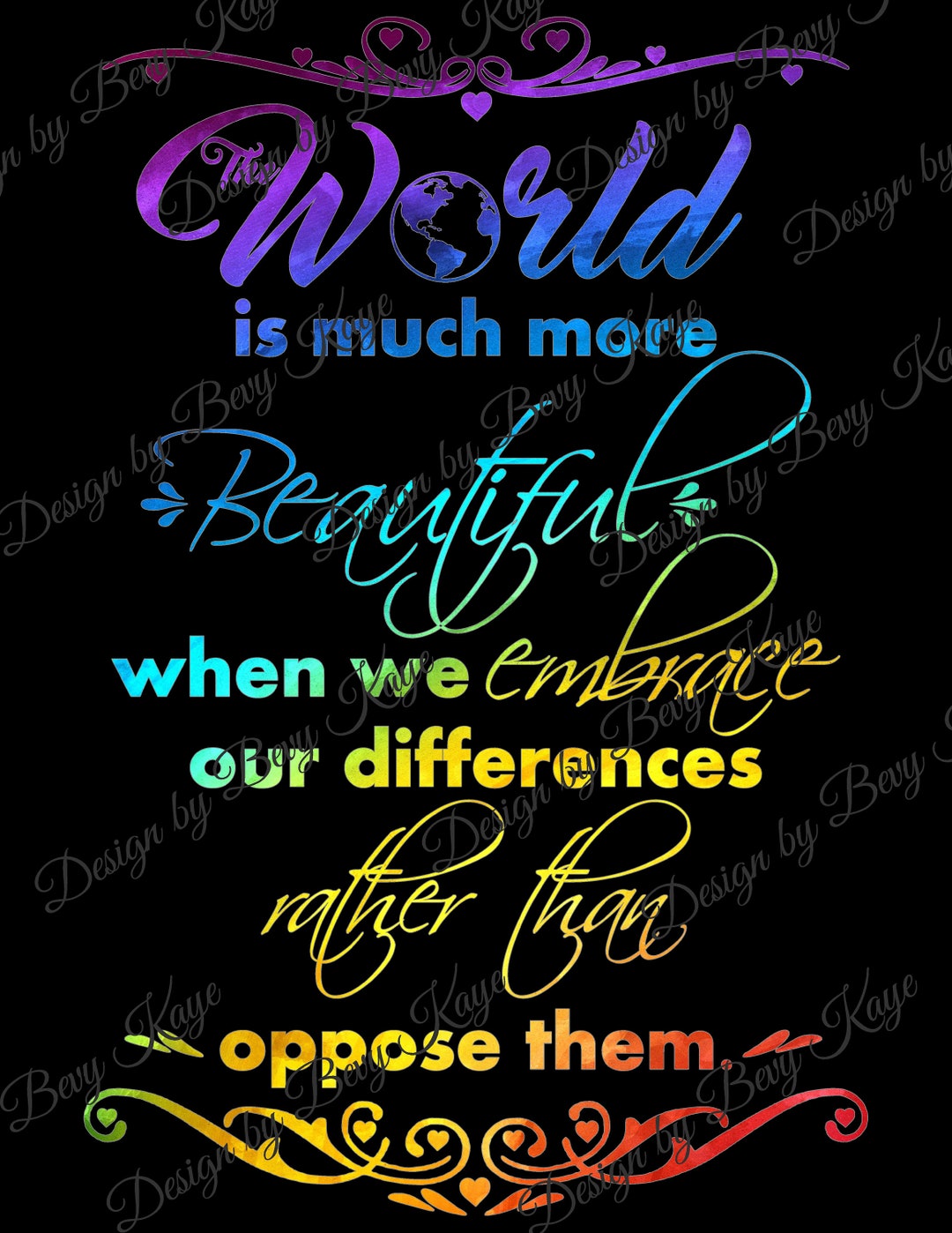 Digital Design Download "the World is Much More Beautiful When We ...