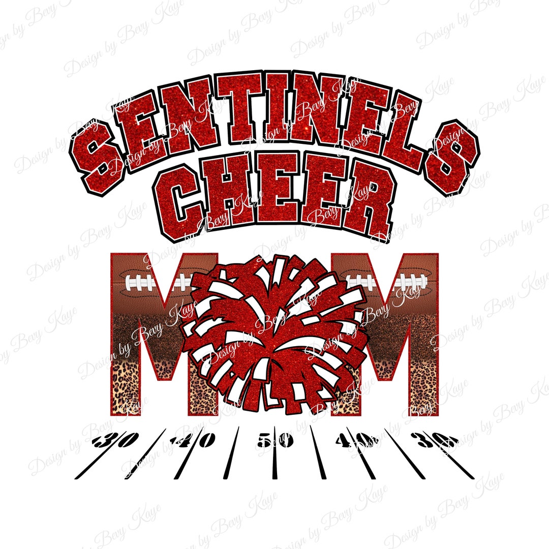 Pair of Custom Digital Designs: "sentinels Cheer Mom" & Lawrenceville ...