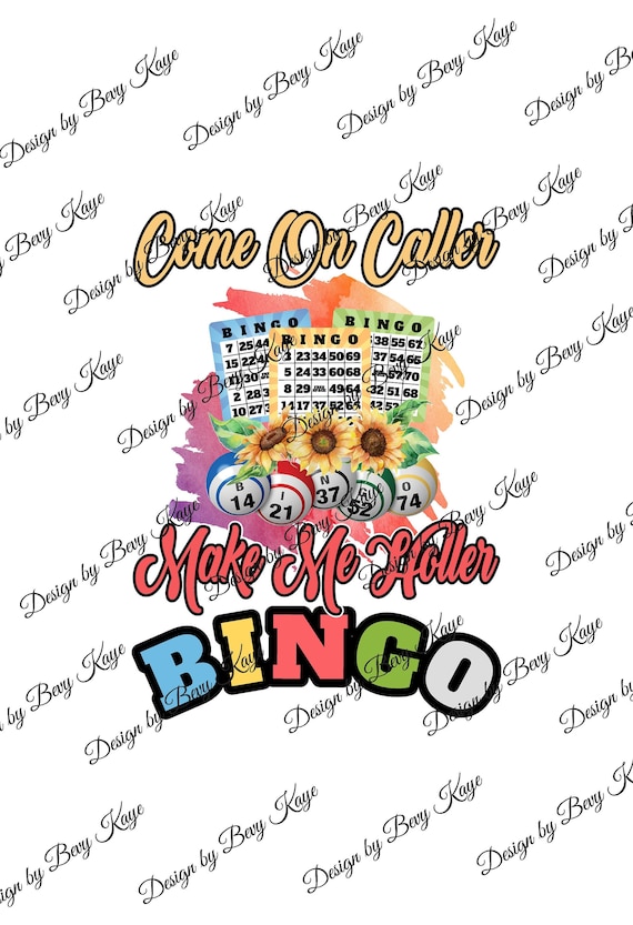 Instant Download of Come on Caller Make Me Holler BINGO | Etsy