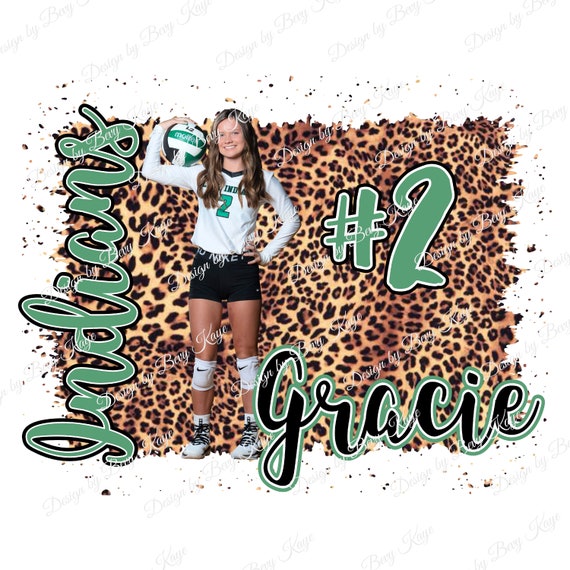 Custom Volleyball Design Request With Player's Picture and - Etsy