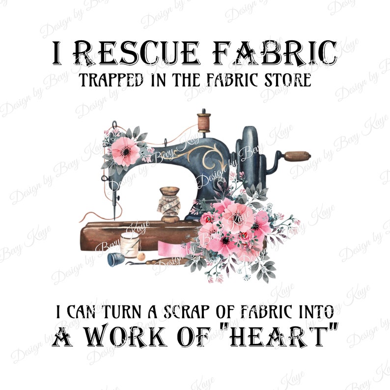Instant Digital Design Download of i Rescue Fabric - Etsy