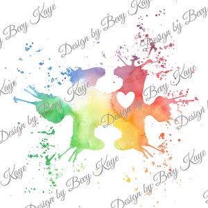 Instant Download Watercolor Autism Puzzle Piece Paint Splatter | Etsy