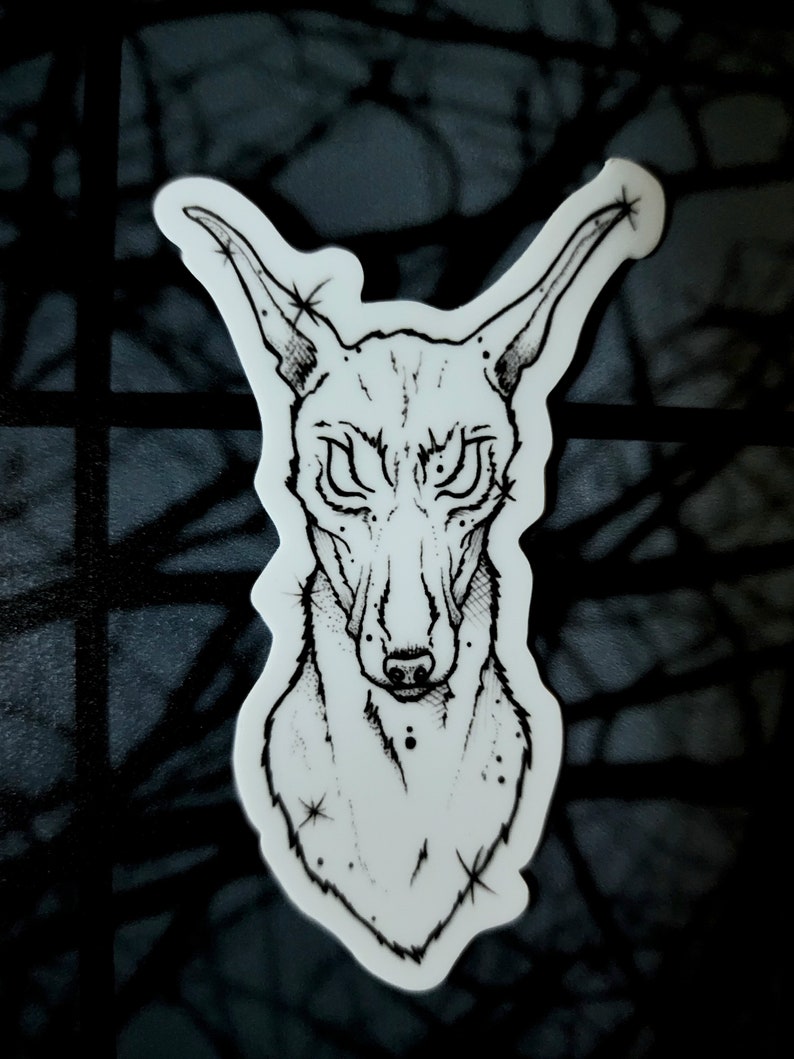 Hellhound - Vinyl Sticker - Hellhound Sticker - Hound From Hell Sticker ...