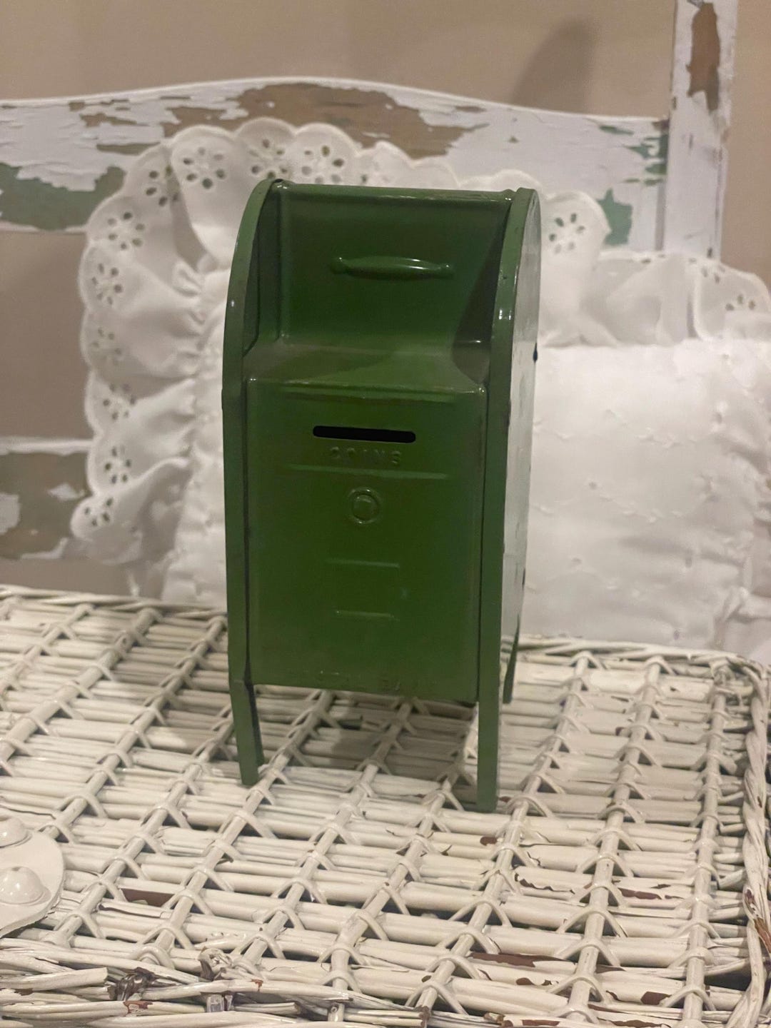Vintage Coin Bank Mailbox - Etsy