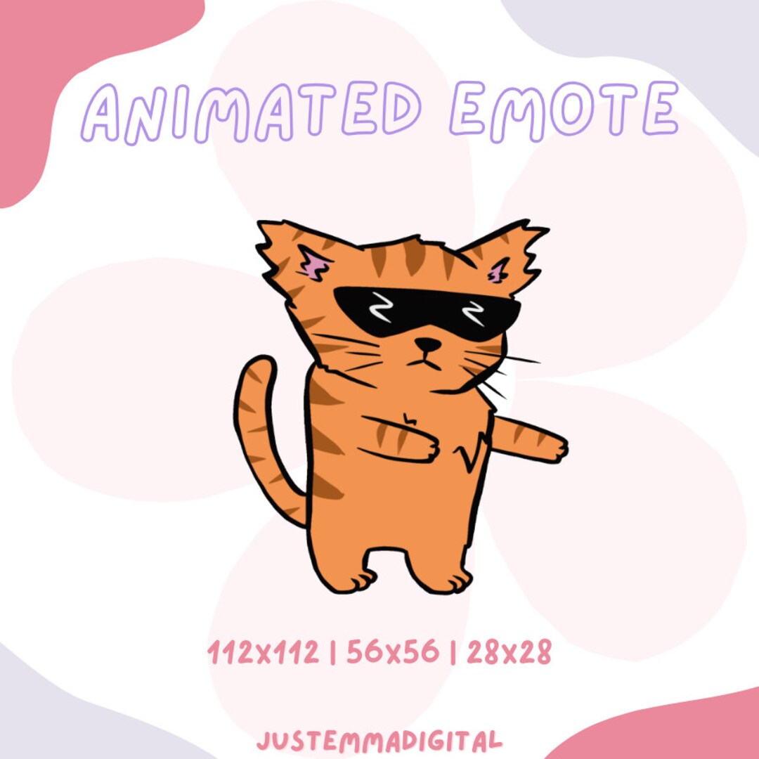 Ginger Cat Dancing Animated Emote - Etsy