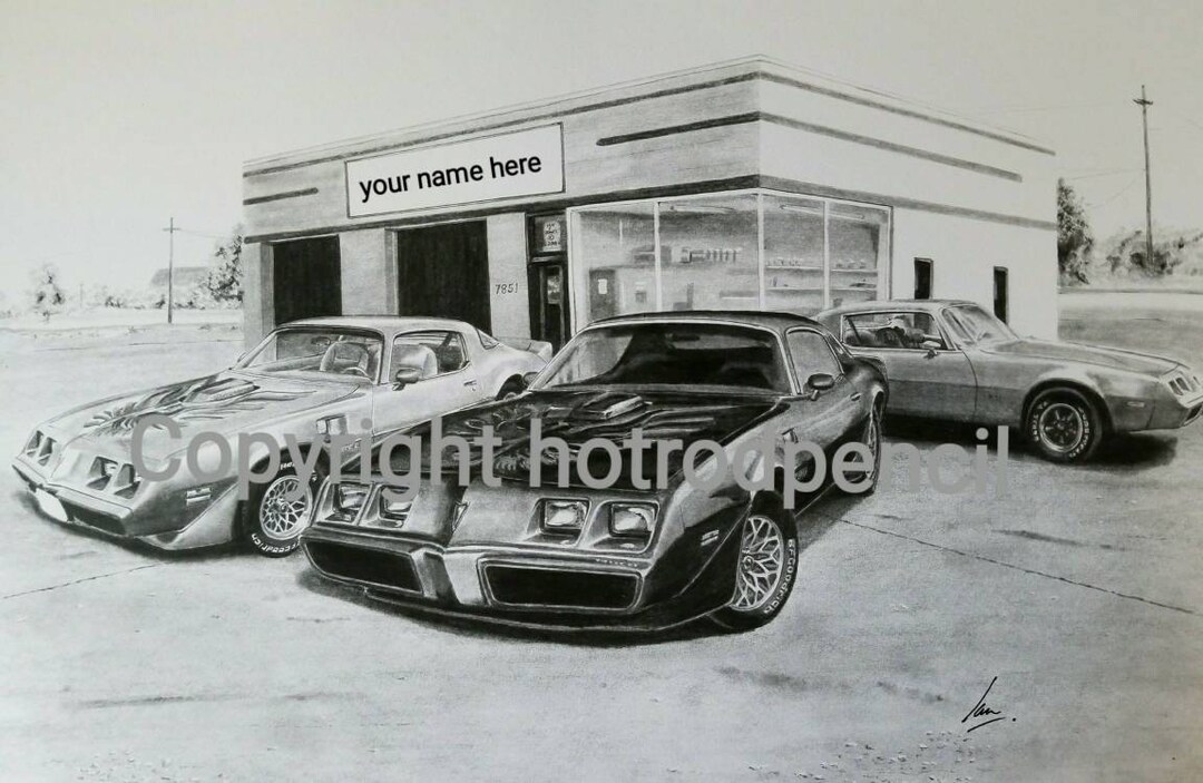 Pontiac Firebird, Trans-am, Formular 1979-1981 Customized Pencil ...